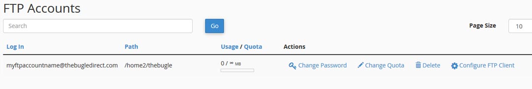 How to create an FTP Account - Great FX Media